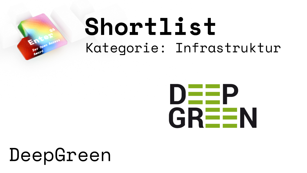 DeepGreen on the shortlist for the Enter Award – DeepGreen